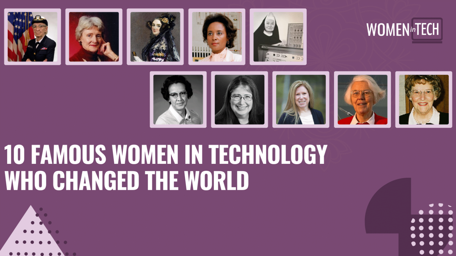 10 of the Most Famous Women in Technology who Changed the World - Women ...